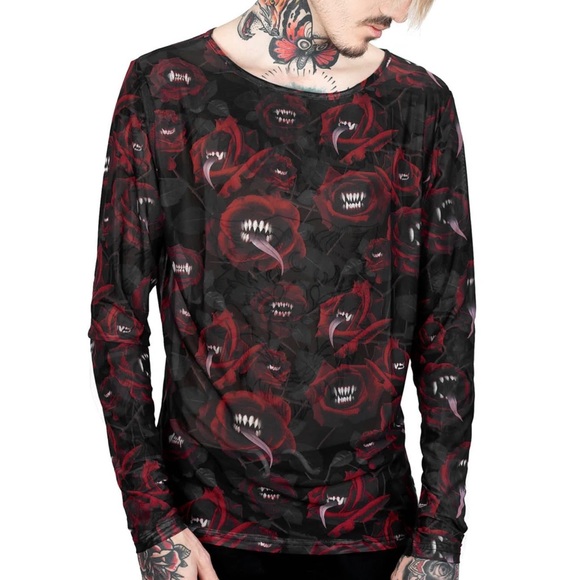 Killstar | Shirts | Killstar Levi Mesh Top | Poshmark